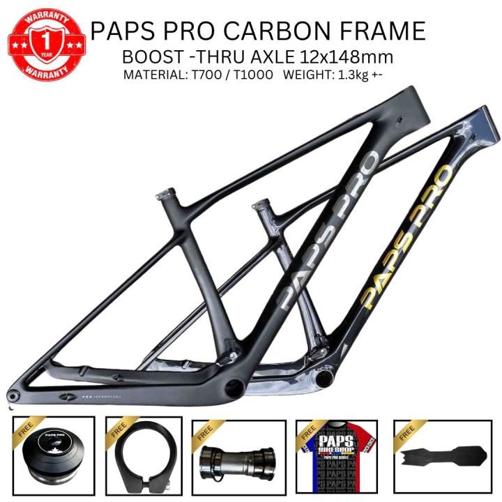 PAPS PRO CARBON FRAME WITH 1 YEAR WARRANTY | Lazada PH