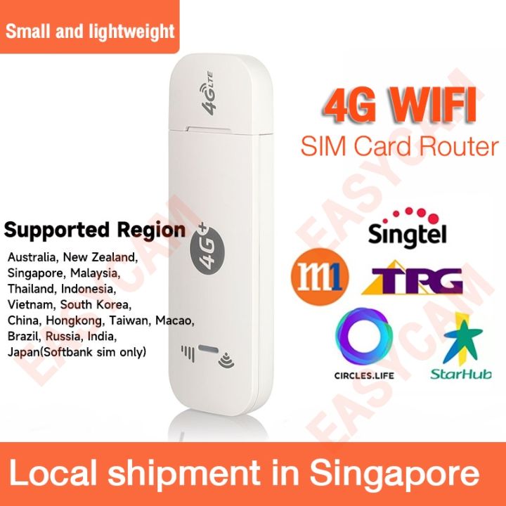 4G mini Wifi Modem Router Sim Card Portable Router Play&Plug MIFI Car ...