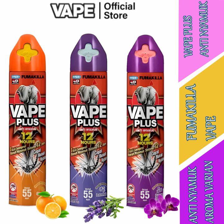 Anti Nyamuk Varian Aroma - Fumakilla - Vape Plus Anti Nyamuk 12 Hours ...