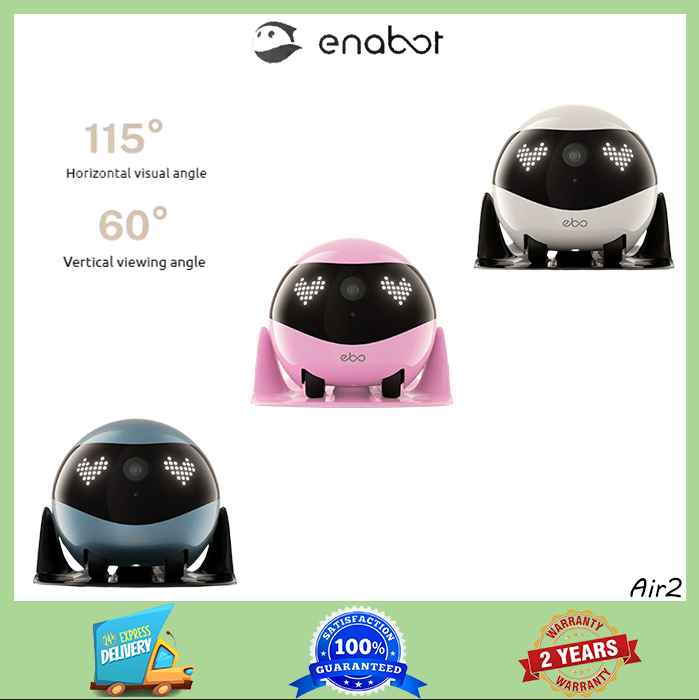 Enabot Air2 whole house mobile camera EBO pet robot monitoring home ...