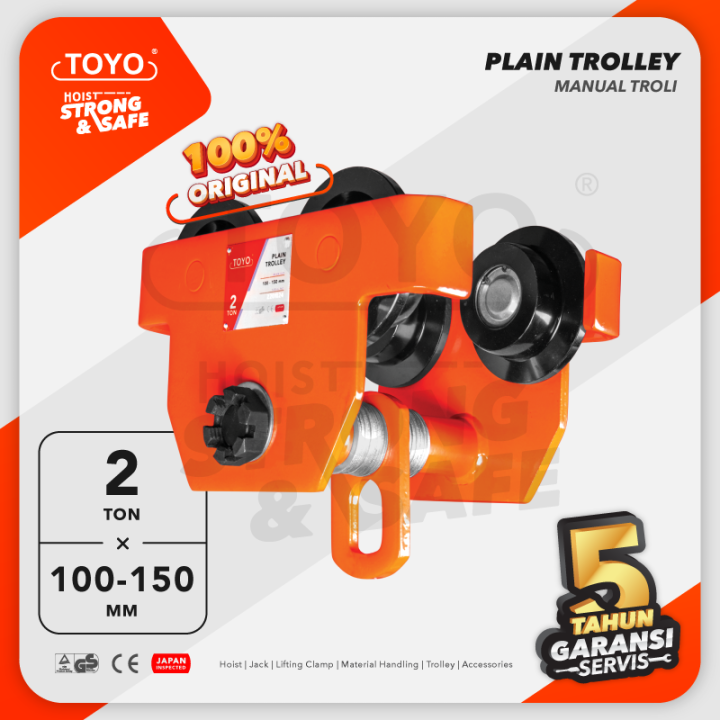 TOYO Plain Trolley / Manual Troli 2 Ton | Lazada Indonesia