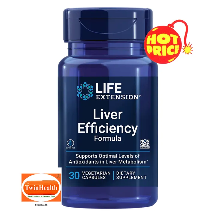 Life Extension Liver Efficiency Formula / 30 Vegetarian Capsules ...