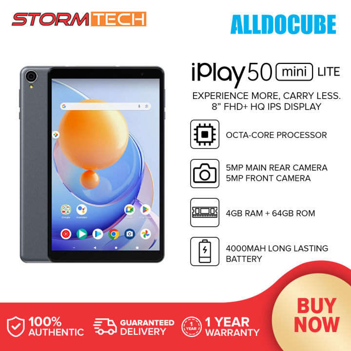 Alldocube iPlay 50 Mini Lite (Wi-Fi) Tablet | 4GB+64GB RAM+ROM | Octa-core Processor | 8.” FHD+ ...