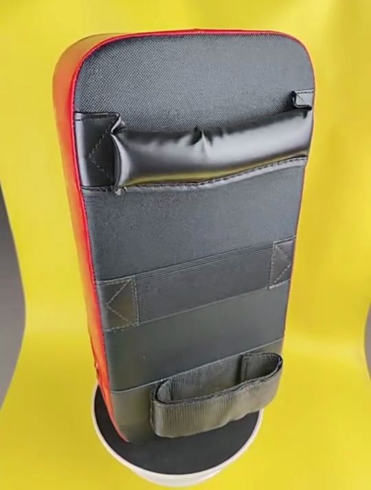 PU Leather Boxing Kick Punch Pad Shield Karate TKD Foot Target Focus ...