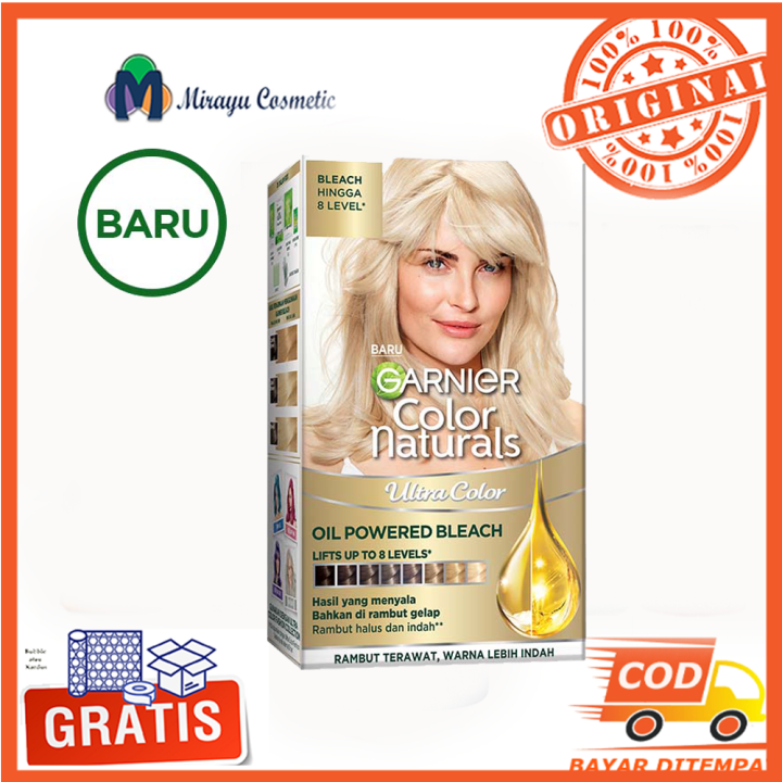 Garnier Color Natural Bleach Bleaching Blicing Mengangkat Warna Hingga ...