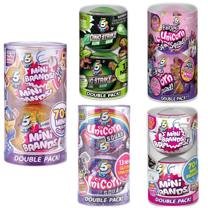 (READY STOCK) 5 Surprise Mini Brands Mystery Capsule Real Miniature ...