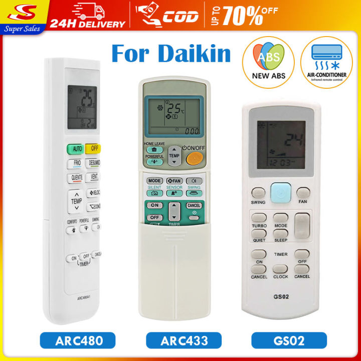 【SuperSales】For DAIKIN Air Conditioner Universal Remote Control GS02 ...