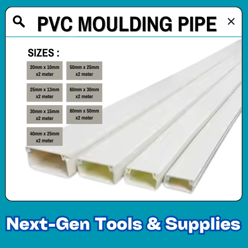 NXTGN || 2 Meter PVC Moulding – For Electrical Wire Protection ...