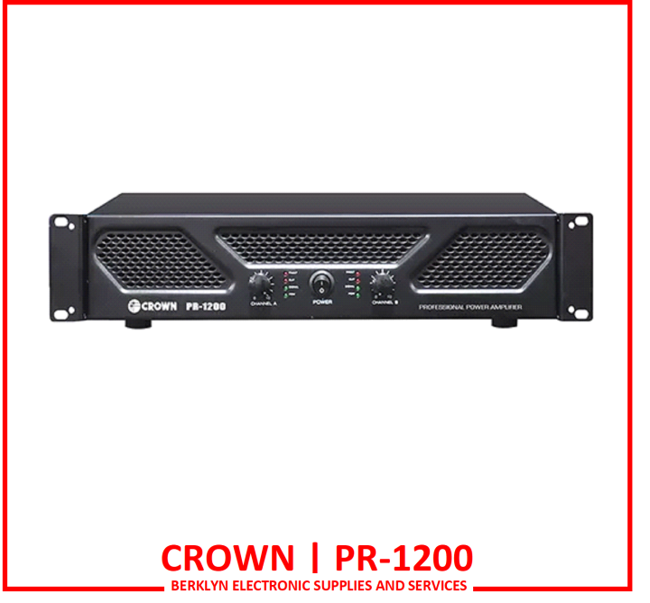 Crown PR-1200 Powered Amplifier -PREMIUM SERIES | Lazada PH