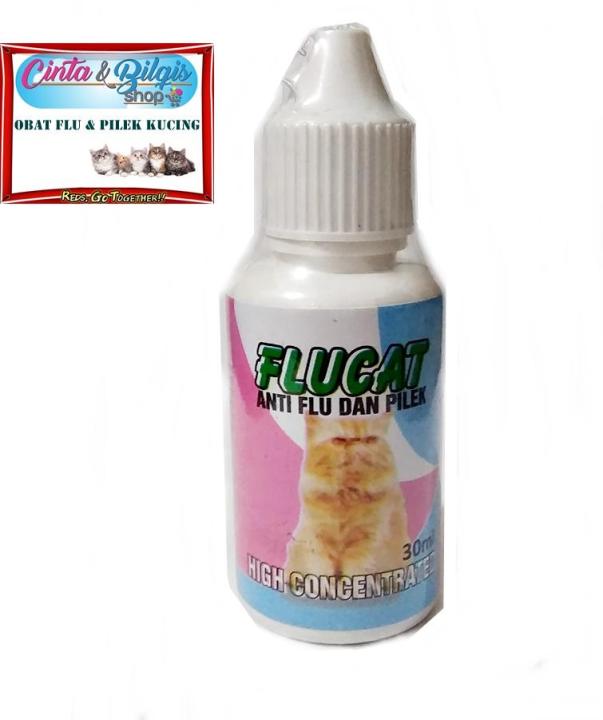 FLUCAT OBAT PILEK FLU CAT KUCING INGUSAN - ukuran 30 Ml | Lazada Indonesia