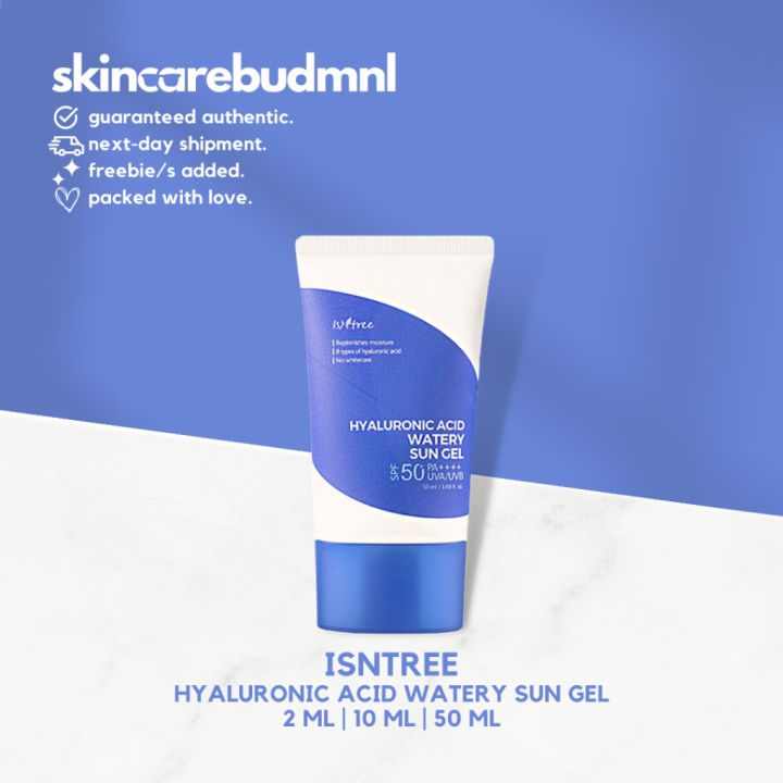 ISNTREE Hyaluronic Acid Watery Sun Gel 50ml / 10 ml / 2 ml by ...