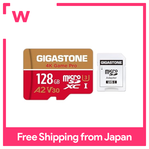 Gigastone Micro SD Card 128GB A2 V30 UHS-I U3 Class 10 100/50 MB/S High ...