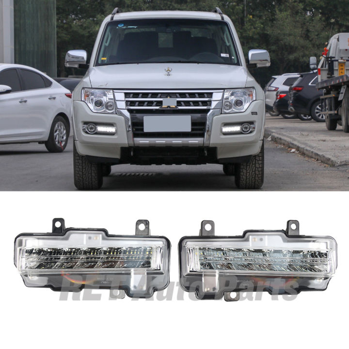 LED DRL Light for Mitsubishi Pajero Montero IV 2015 2016 2017 2018 2019 ...
