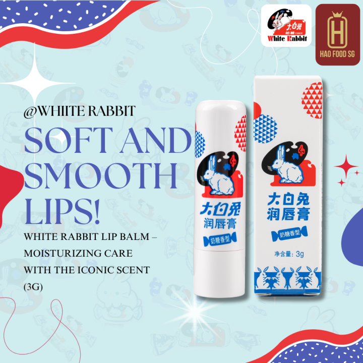 White Rabbit Lip Balm 3g – Iconic Scent, Moisturizing | Lazada Singapore