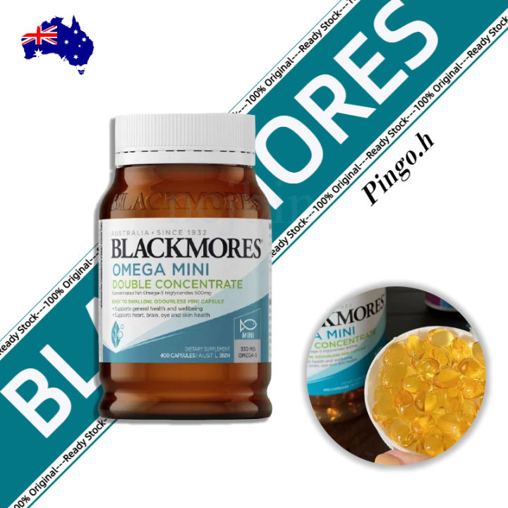 BLACKMORES OMEGA MINI DOUBLE CONCENTRATE Concentrated fish oil Omega-3 ...