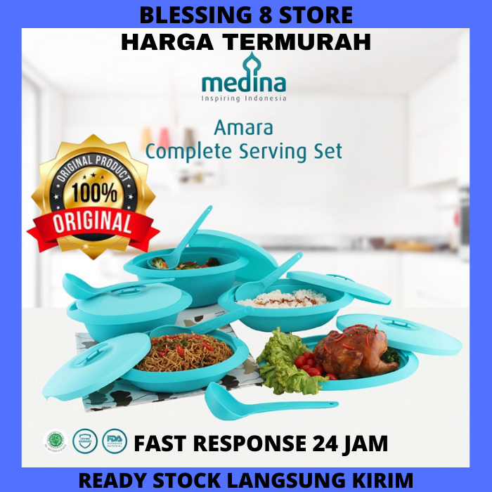 Amara Complete Serving Set Medina Serving Set Lengkap serbaguna | Lazada Indonesia