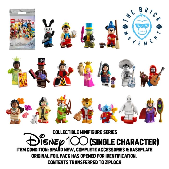LEGO® Collectible Minifigure Series DISNEY 100: Single Character ...