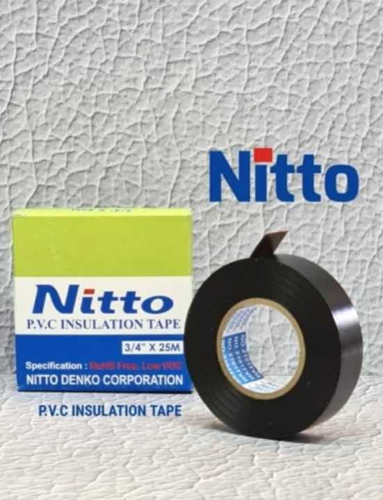 SKBM - NITTO ISOLASI LISTRIK - SOLASIBAN LISTRIK - SELOTIP HITAM - PVC ...