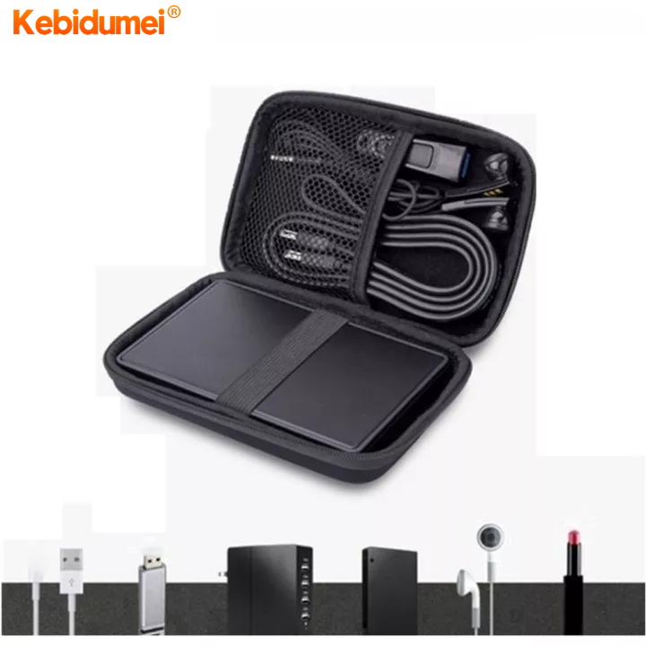 Kebidumei กระเป๋าใส่ป้องกัน HDD 2.5นิ้ว,กระเป๋าพกพาได้500GB 1TB 2TB | Lazada.co.th