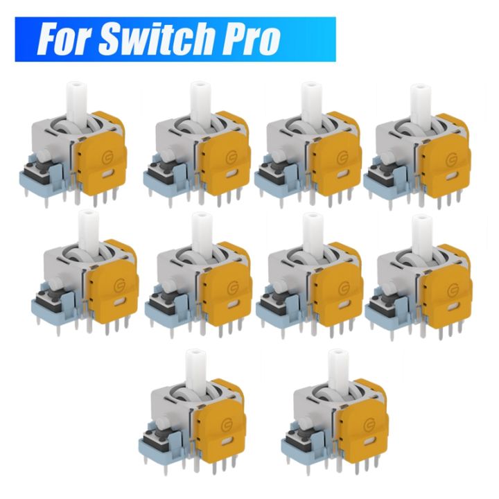 10PCS for Switch Pro Joysticks Hall Electromagnetic High Precision ...