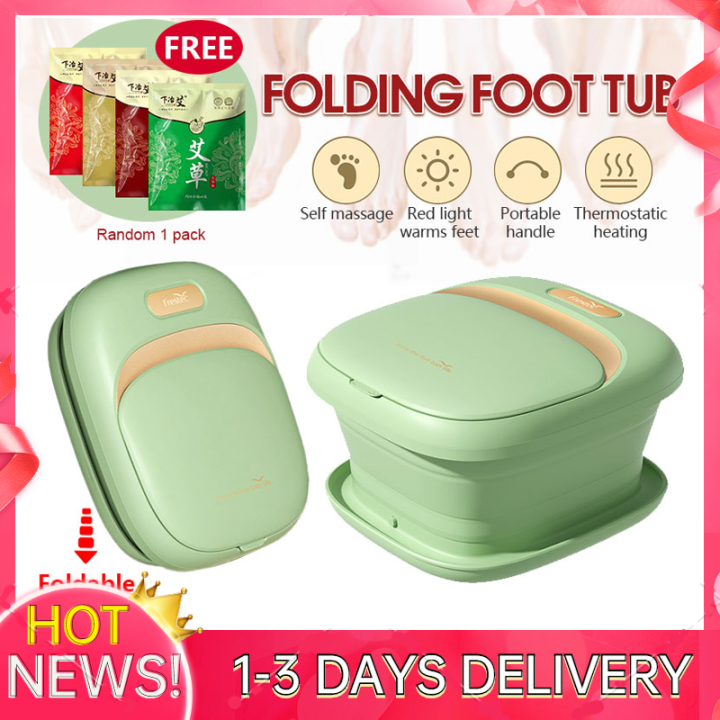 Foldable Foot Bath Bucket Multifunctional Electric Massage Thermostatic ...
