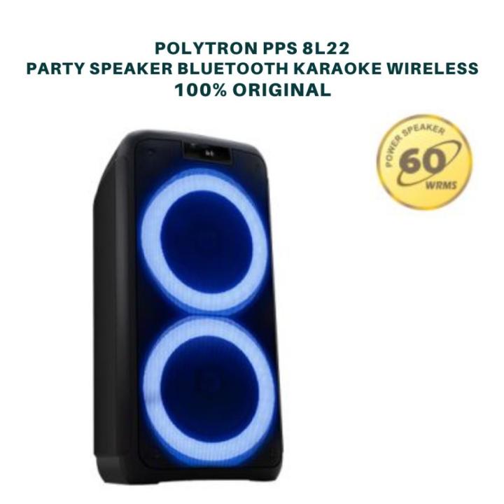POLYTRON PPS 8L22 speaker party speaker bluetooth karaoke speaker ...