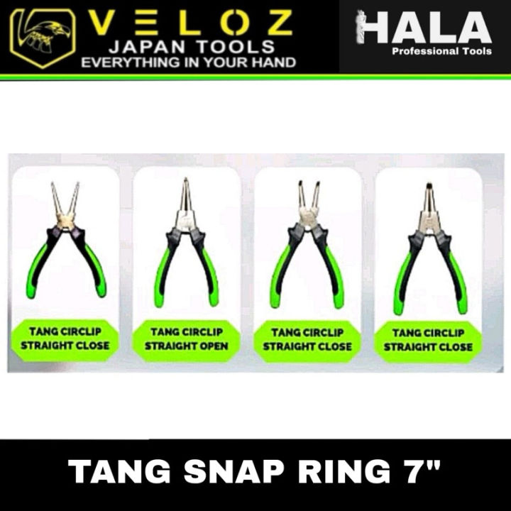 VELOZ - TANG SNAP RING 7” - HEAVY DUTY - JAPAN QUALITY | Lazada Indonesia