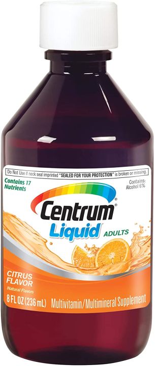 Centrum Liquid Multivitamin for Adults Citrus Flavor, 236 ml | Lazada PH