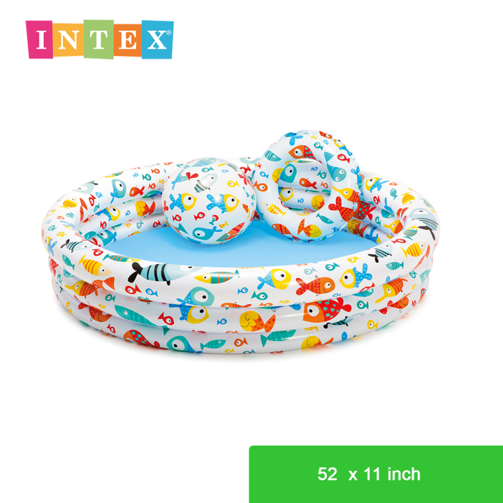INTEX 59469 Pineapple Pool Set (52 x 11 in.) | Lazada PH