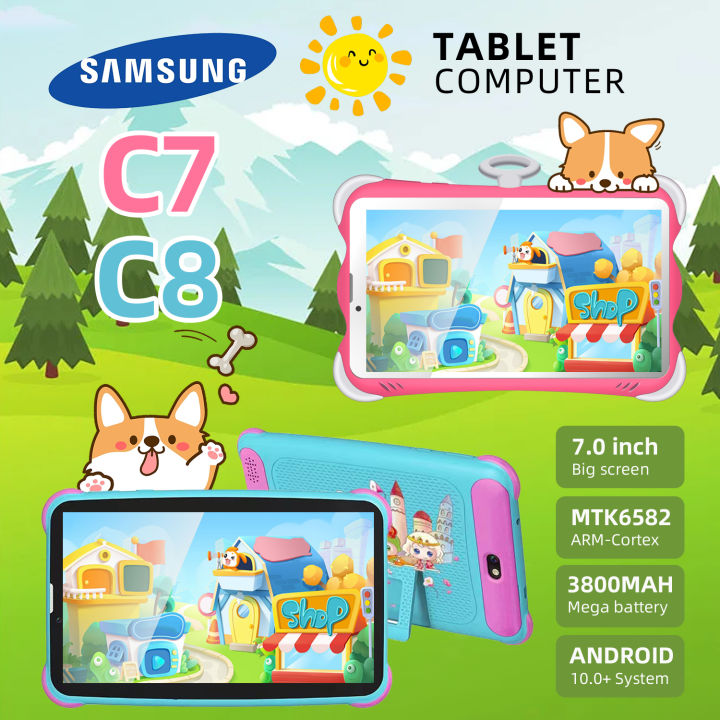 Samsung Galaxy C7 C17 C18 Tablet for Kids Global Version Cute Tablet ...