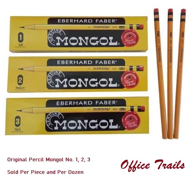 Pencil Mongol Original No. 1, 2, 3 Sold Per Piece and Per Dozen | Lazada PH