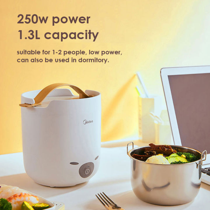 Midea Cute Shiba Inu Rice Cooker 1-2 Person Mini Electric Rice Cooker 1 ...
