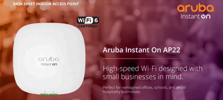 Aruba Access Point AP22(RW) WIFI6 802.11ax - 1200Mbps | Lazada.co.th