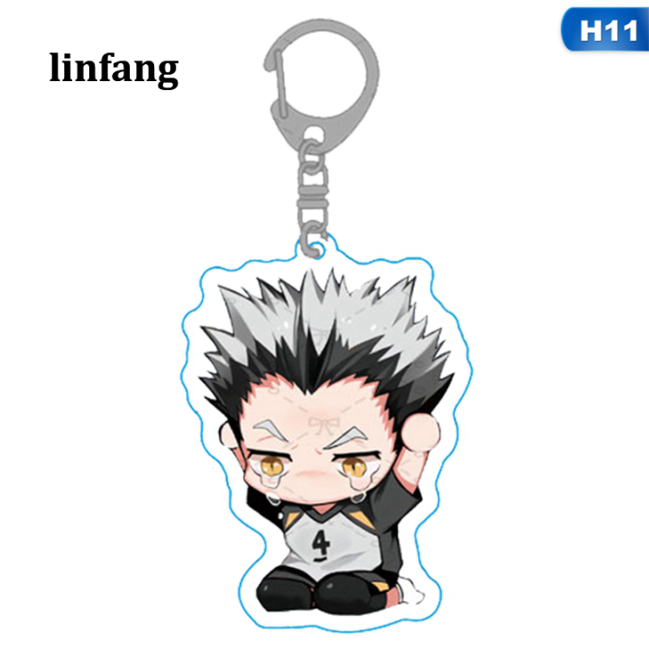 Linfang Hot Anime Haikyuu Haikyuu!! Acrylic Keychain Key Ring | Lazada PH