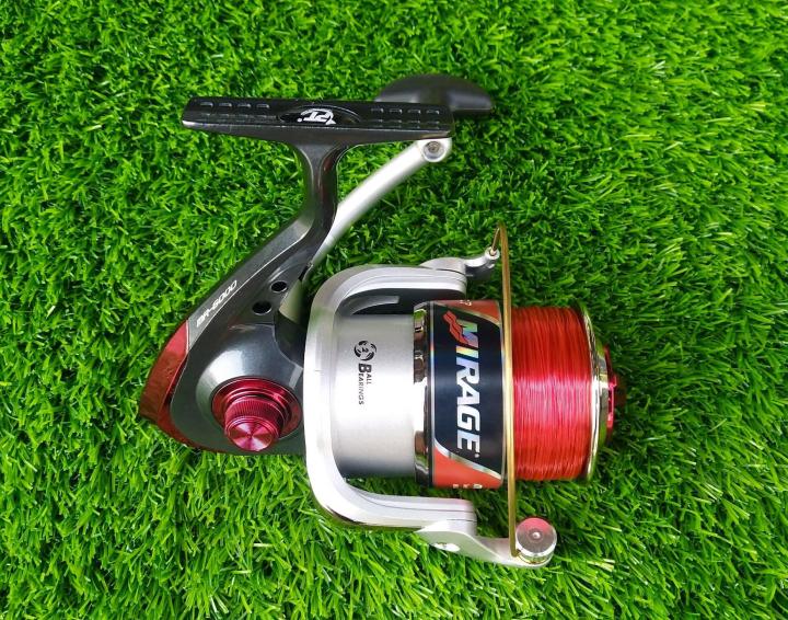 รอกสปินนิ่ง Pioneer Mirage เบอร์ 3000 รอบ 5.2:1 ลูกปืน 2BB สปูลกราไฟต์ ...