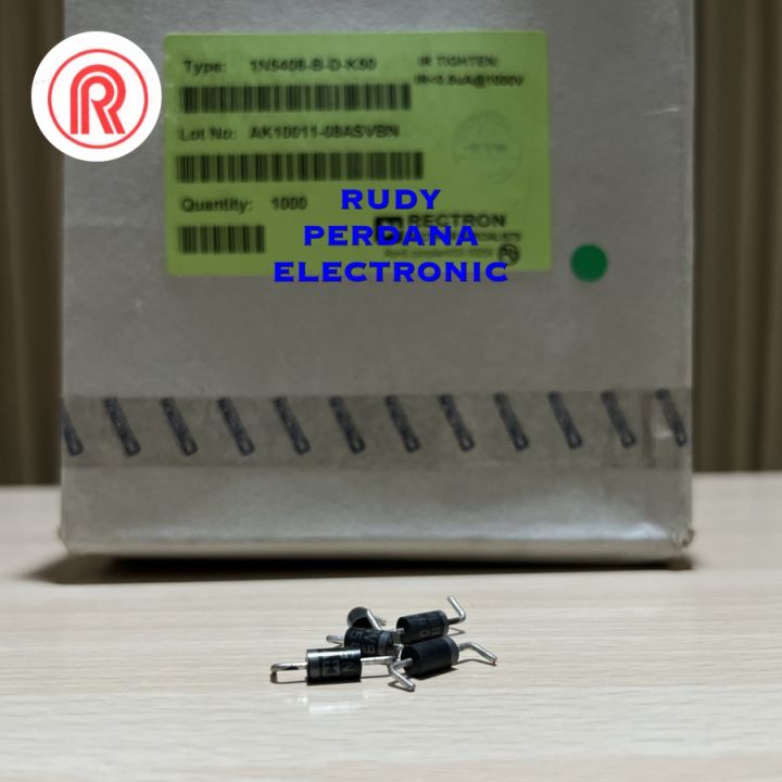 5 PCS - DIODA DIODE RECTIFIER 1N5408 1N 5408 IN5408 IN 5408 3A 1000V ...