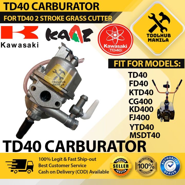 TD40 Carburator TD40 Carburetor for Kawasaki TD40 2 stroke Grass Cutter ...