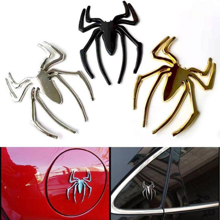 Car Sticker Metal Spider Brand New Sticker Badge Logo Spider Sticker ...