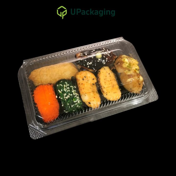 [50 Pcs] CH-2-B Transparent Clamshell Container Plastic Locking Food ...
