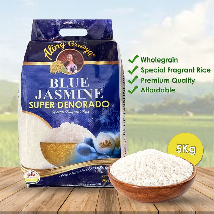 Aling Grasya Blue Jasmine Super Denorado Rice 5KG | Lazada PH