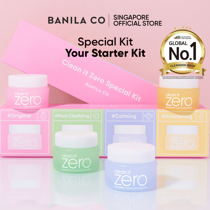 BANILA CO Clean it Zero Cleansing Balm Miniature Set (4pc*7ml ...