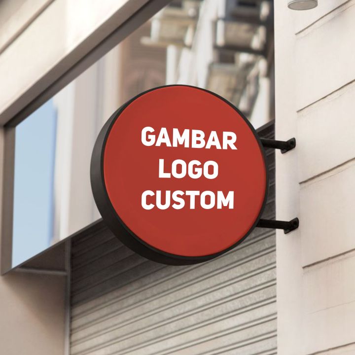 Neon Box Bulat 70cm Nyala Akrilik 2 Sisi | Lazada Indonesia