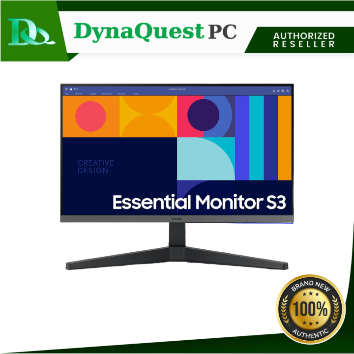 Samsung LS24C330GAEXXP 24" IPS 100Hz FHD 1920 x 1080 Essential Monitor ...