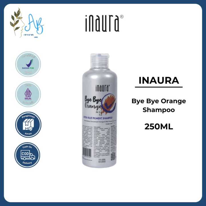 INAURA BYE BYE ORANGE SHAMPOO 250 ML | PLATINUM SILVER SHAMPOO [ABS ...