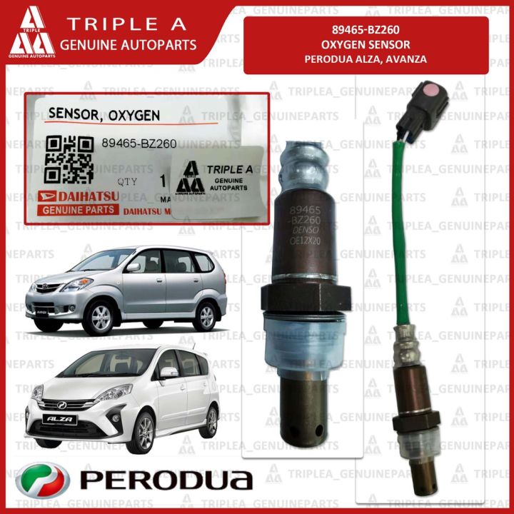 89465-BZ260 Sensor, Oxygen Denso Perodua Alza, Avanza O2 Sensor Oxygen ...