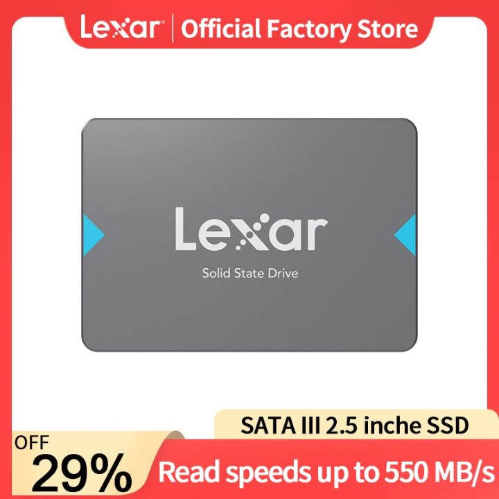 Lexar SSD 256 gb SATA 3 Hard Disk 128GB 240GB 480GB 512GB 960GB 1TB HDD ...