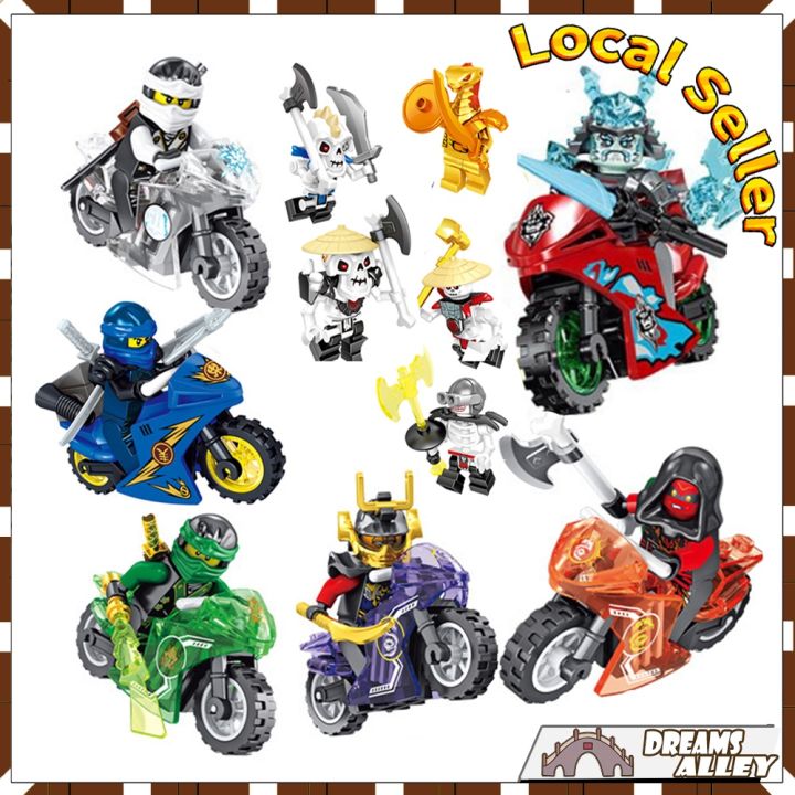【Ready Stock】 Building Blocks Ninja Series Minifigure RZ01 Rider ...