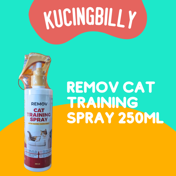 Remov CAT TRAINING SPRAY 250ml latih kucing pee poop sembarangan ...