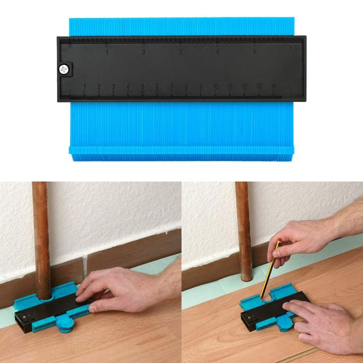 Profile Measure Ruler Contour Gauge Tiling Skirting Laminate Profile ...