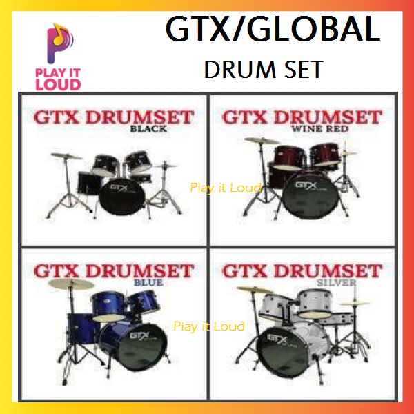 GTX/GLOBAL/DAVIS SENIOR SIZE 5 piece DRUMSET | Lazada PH